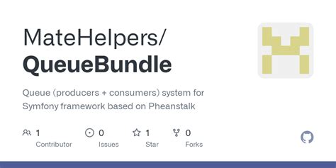 Github Matehelpers Queuebundle Queue Producers Consumers System For Symfony Framework