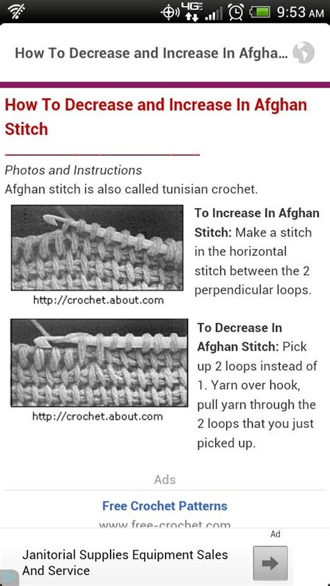 Tunisian Crochet Increase And Decrease Tunisian Crochet Tunisian