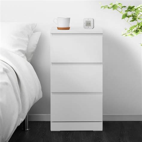 Ikea Malm 3 Drawer Dresser Glass Top At Naomi Marshall Blog