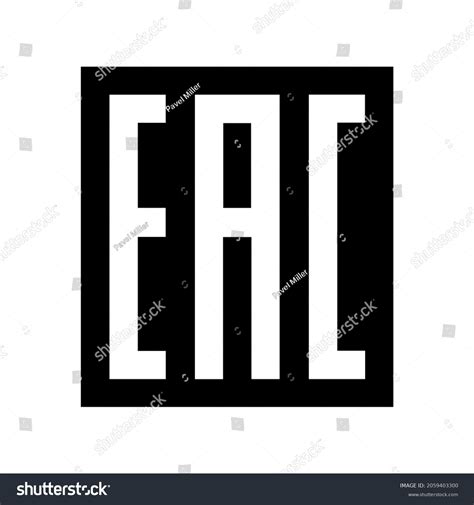 Eac Sign Vector Illustration Symbol Eurasian Stock Vector Royalty Free