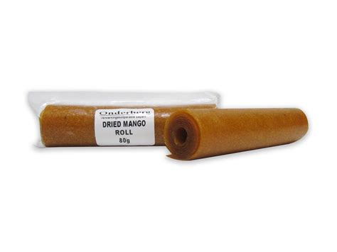 Dried Mango Choice Grade Rolls 80g Onderberg