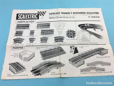 Scalextric Catalogo Tramos Y Accesorios 4ª Comprar Scalextric Exin En Todocoleccion