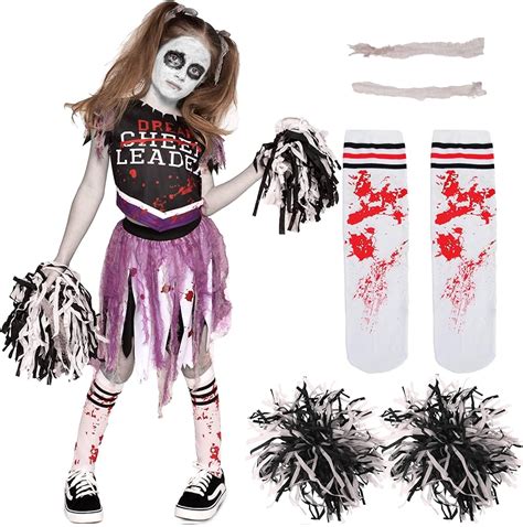 Zombie Cheerleader Costume Art Spooktacular Creations Girl Scary