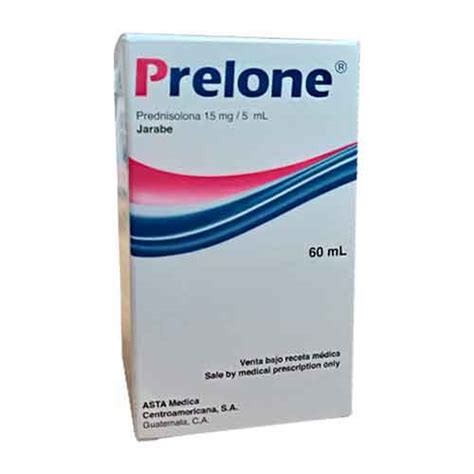 Prelone 15mg5ml 60ml Jarabe Distribuidor De Asta Medica