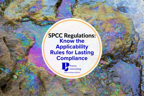 Spcc Regulations Know The Applicability Rules For Lasting Compliance Prorsa Consulting