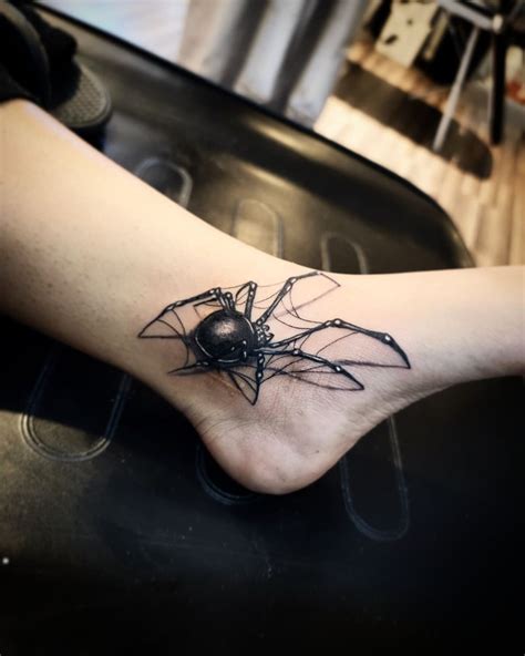 Amazing Black Widow Spider Tattoo Ideas And Meaning
