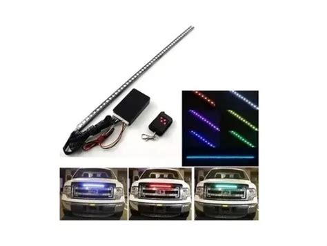 Barra Led Multicolor Rgb Control 12v 24v 48 Led 56cm Auto Cuotas Sin