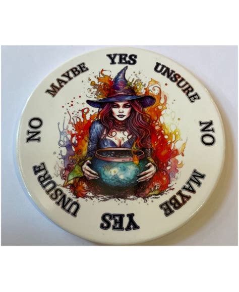 Witch With Cauldron Pendulum Board