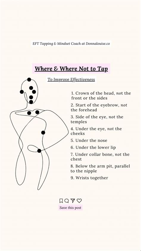 Eft Tapping Where Where Not To Tap Artofit
