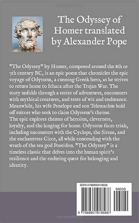 Odyssey Epic Poem The Odyssey Bookworks