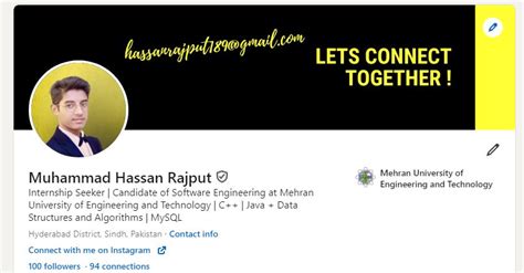 muhammad hassan rajput on linkedin grateful 100followers