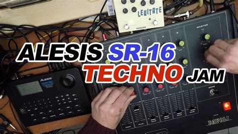 Alesis Sr 16 Techno Jam Youtube
