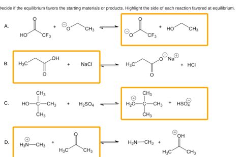Solved Decide If The Equilibrium Favors The Starting