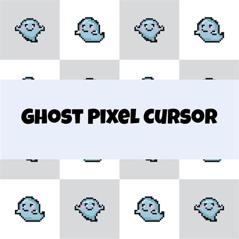 Custom Cursor Ghost Pixel Theme Cursor Pack Cursor Space