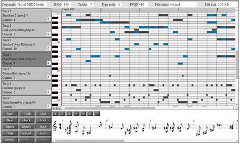 Midi Synth Wordpress Plugin