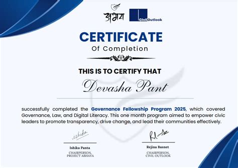 Governancefellowship2025 Projectabhaya Leadership Publicpolicy