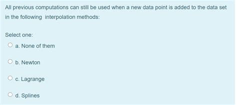 solved all previous computations can still be used when a