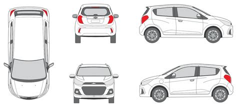 Chevrolet Spark Ev 2013 Vehicle Templates Unleashed