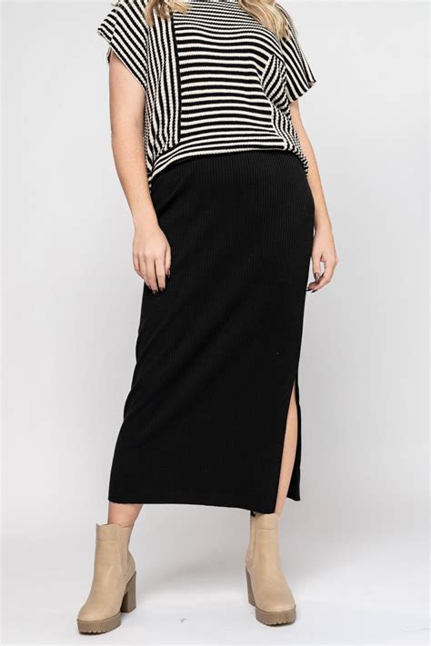 Davis Skirt In Black Final Sale Holley Girl