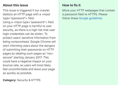 how to fix non secure pages semrush audit