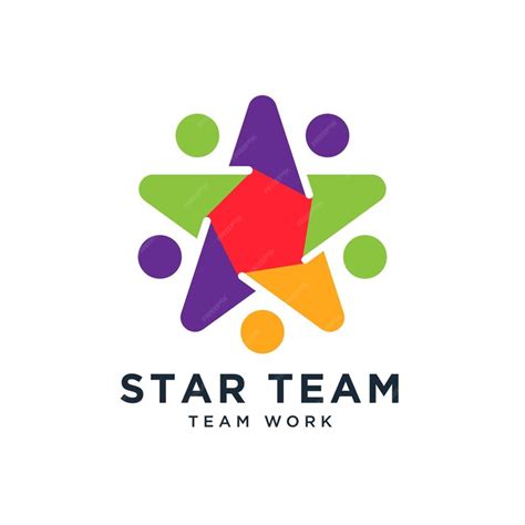 Premium Vector Star Team Logo Design Modern And Minimal Concept With