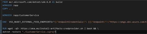 Nuget Failed To Restore Packages Inside Docker · Issue 10275 · Nuget