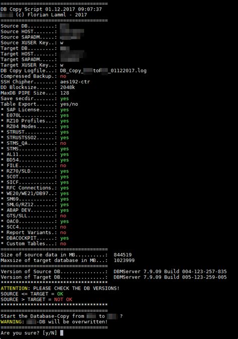 Sap Maxdb System Copy Script Sap Community
