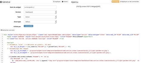 plugin widget aperçu non visible avec des variables plugins