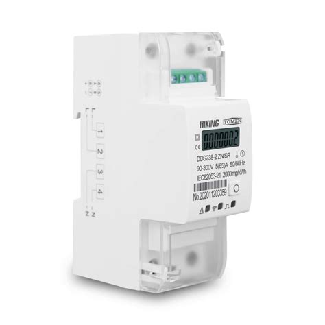 Single Phase Remote Control Onoff By Rs485 65a Multi Function Din Rail Energy Meter 90 300v Kwh