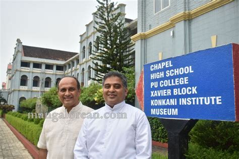 Provincial Fr Dionysius Vaz Sj And Rector Fr Melwin Pinto Sj Both Classmates And Friends