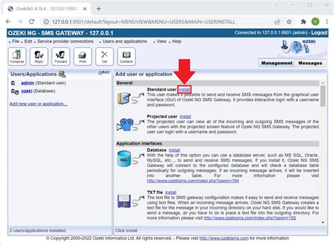 Ozeki NG SMS Gateway Installation Guide
