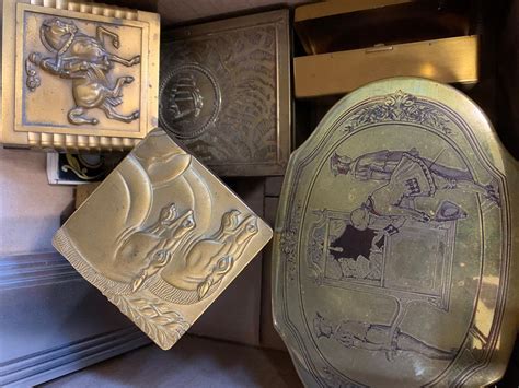 Lot Box Lot Vintage Boxes Including Schraffts Candy And Hickok