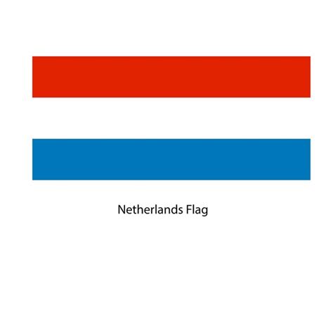 Premium Vector The Netherlands Flag