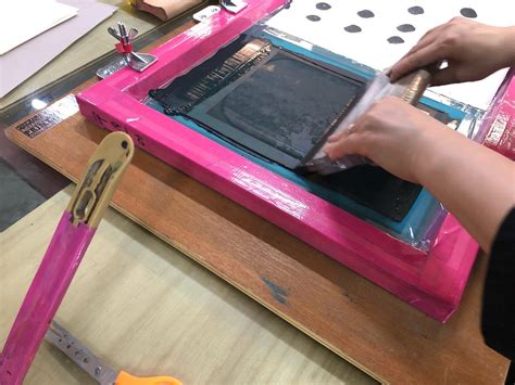 판화학교 망점타임 실크스크린 필름 망점을 Print Art Research Center