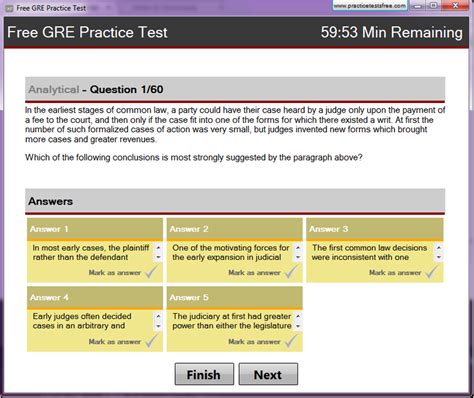 Free Gre Practice Test Download