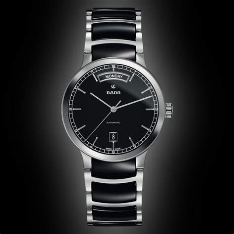 Rado Centrix 3015 Black Dial Stainless Steel 380 Mm Automatic Mens