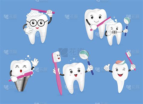 一套可爱的卡通牙刷。