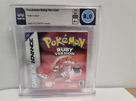 Pokemon Ruby Version Wata Certified New In Box Property Room