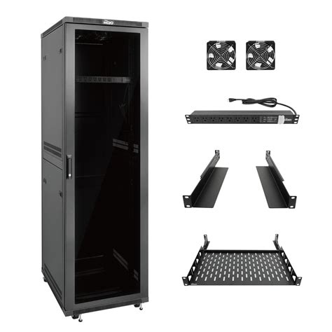 Tecmojo 42u Server Rack Network Cabinet With Pdu Cooling