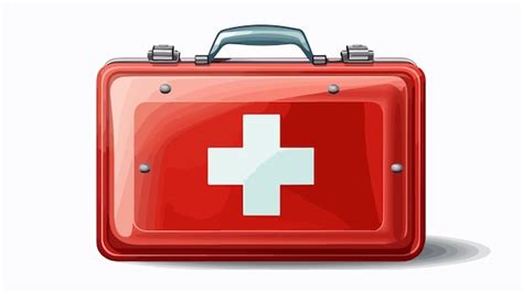 Professional Medical Kit Isolated Cartoon Vector Illustration Premium