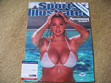 Kate Upton Signed Sports Illustrated 11x14 Swimsuit Cover Photo Psa Dna