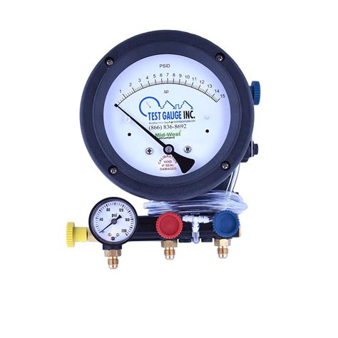Mid West Instrument 835 5 Valve Hybrid Backflow Test Kit