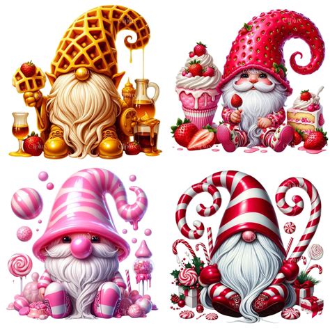 40 Png Sweet Gnomes Clipart Candy Gnome Ice Cream Gnomes Dessert
