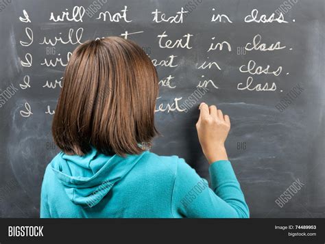 Punished Texting Class Image And Photo Free Trial Bigstock