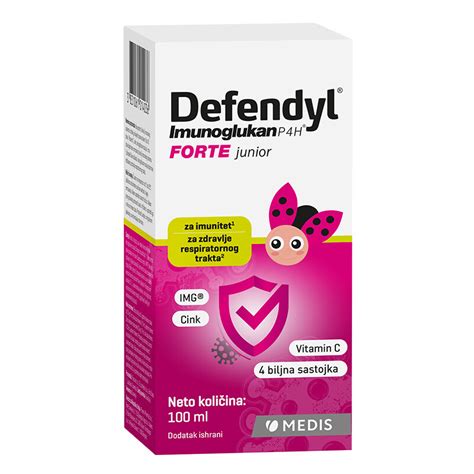 Defendyl Imunoglukan Forte100 Ml Na Stanju Benurs