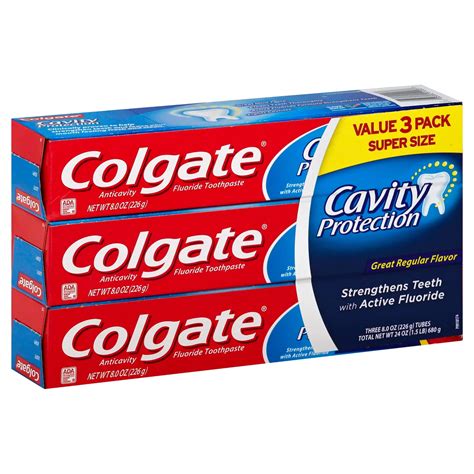 Colgate Cavity Protection Toothpaste 3 Pack Shop Toothpaste At H E B