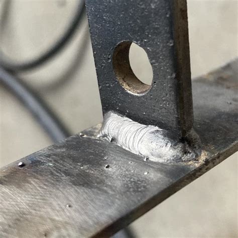 No Idea How This One Flux Core Weld Came Out Looking So Nice Compared