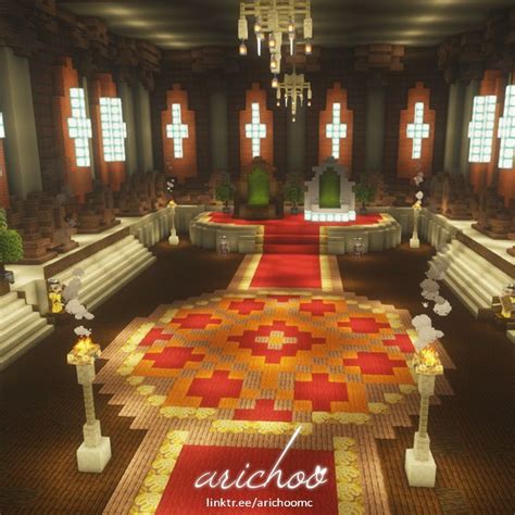 Minecraft Throne Room By Arichoo Minecraft Castle Minecraft House
