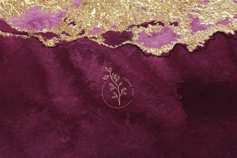 Ruby Watercolor Backgrounds Collection Design Cuts