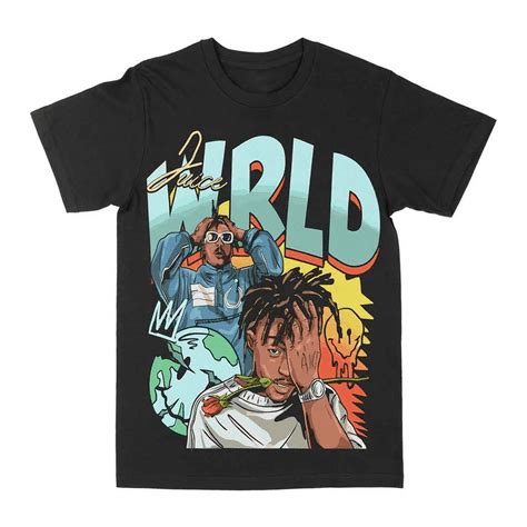 Juice Wrld Smiley Graphic Tee